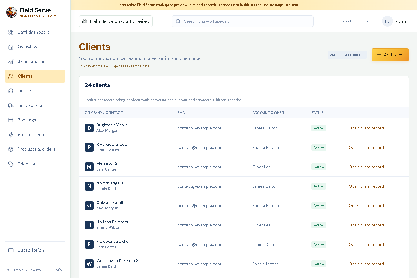 Field Service Software for Trades Teams | Field Serve